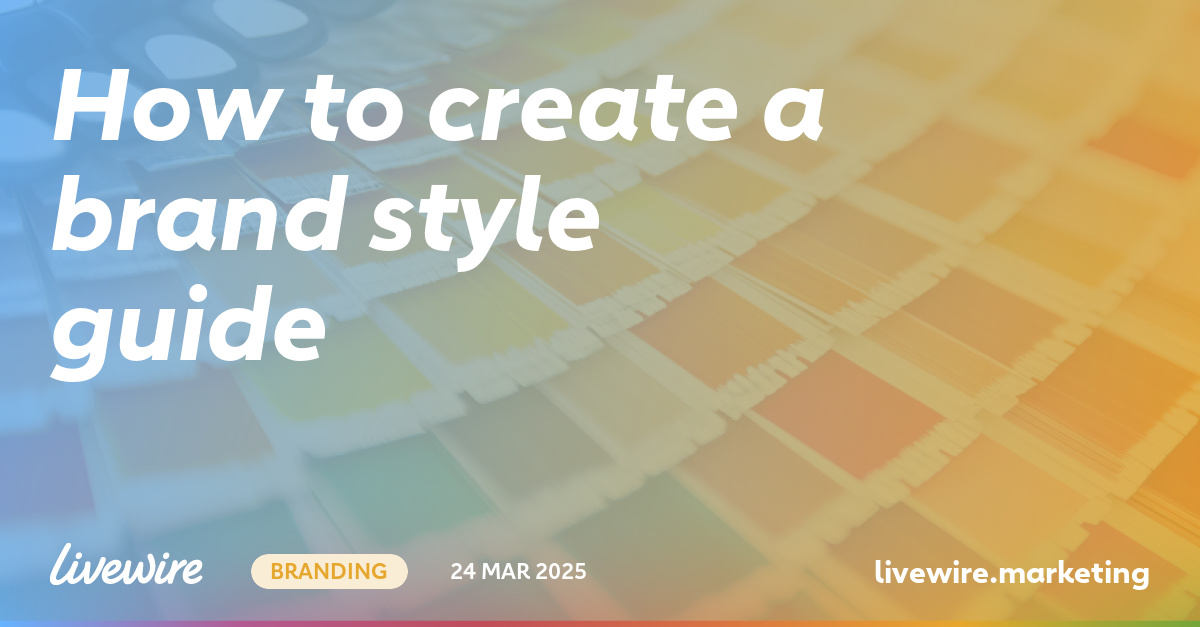 How to develop a brand style guide
